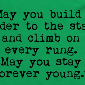 Forever Young Folk Song Lyrics T-shirt - Etsy