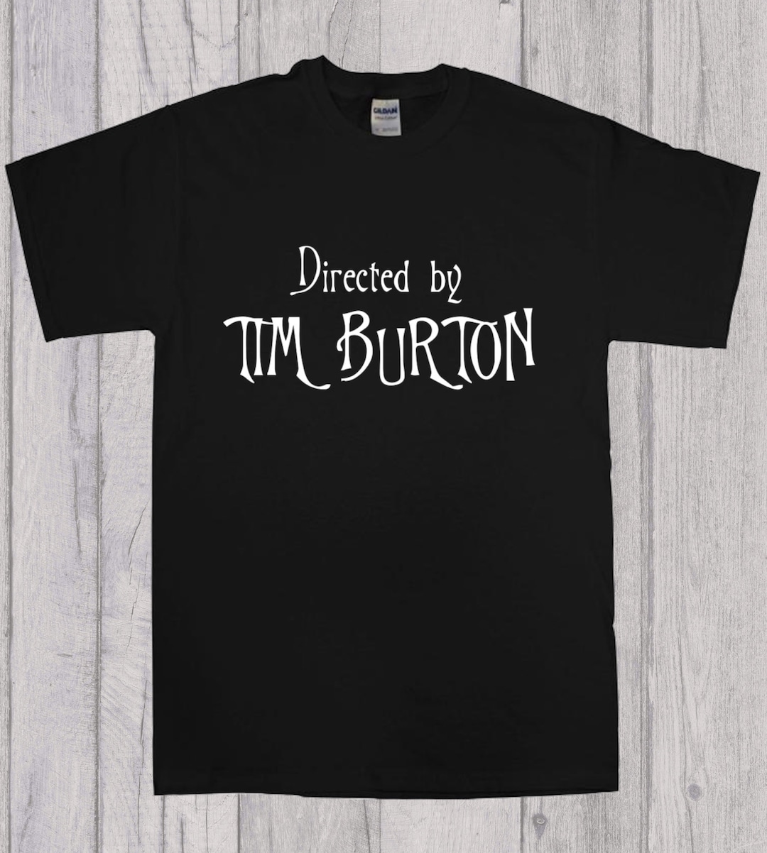 Directed by Tim Burton Goth Film Halloween T-shirt - Etsy