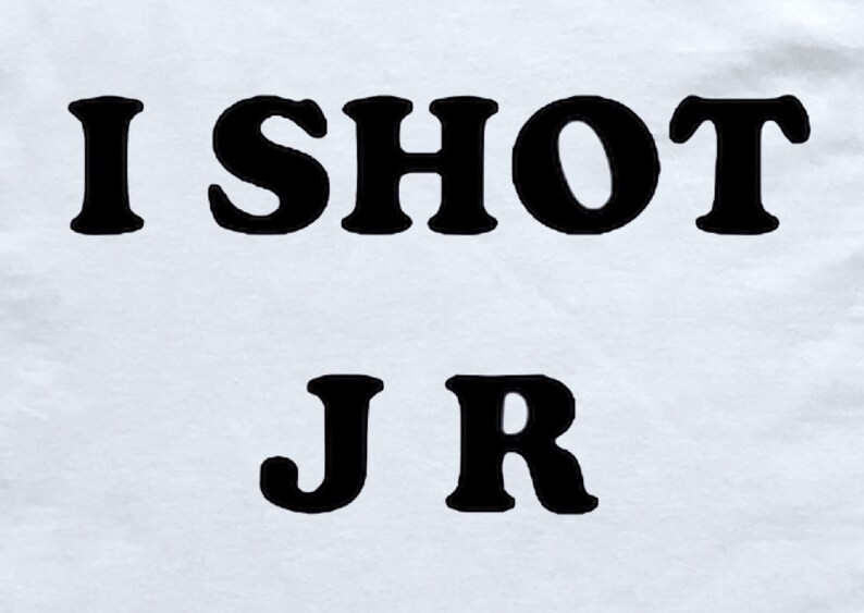 I Shot JR Retro Halloween Costume T-shirt - Etsy