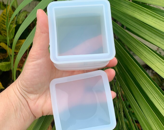 Square Storage Box, Silicone Mold, Jewelry Box Mold, Resin Mold, Resin ...