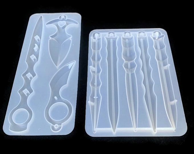 Resin Molds-sword Silicone Mold-opening Knife Resin Mold-epoxy Resin ...