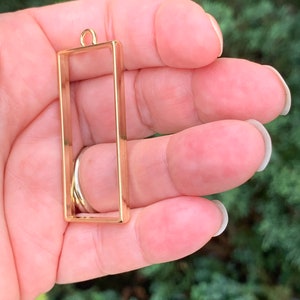 5+ Pcs, Open Back Bezel, Resin Bezel, Platinum, Gold, Bronze, Bezel for ...