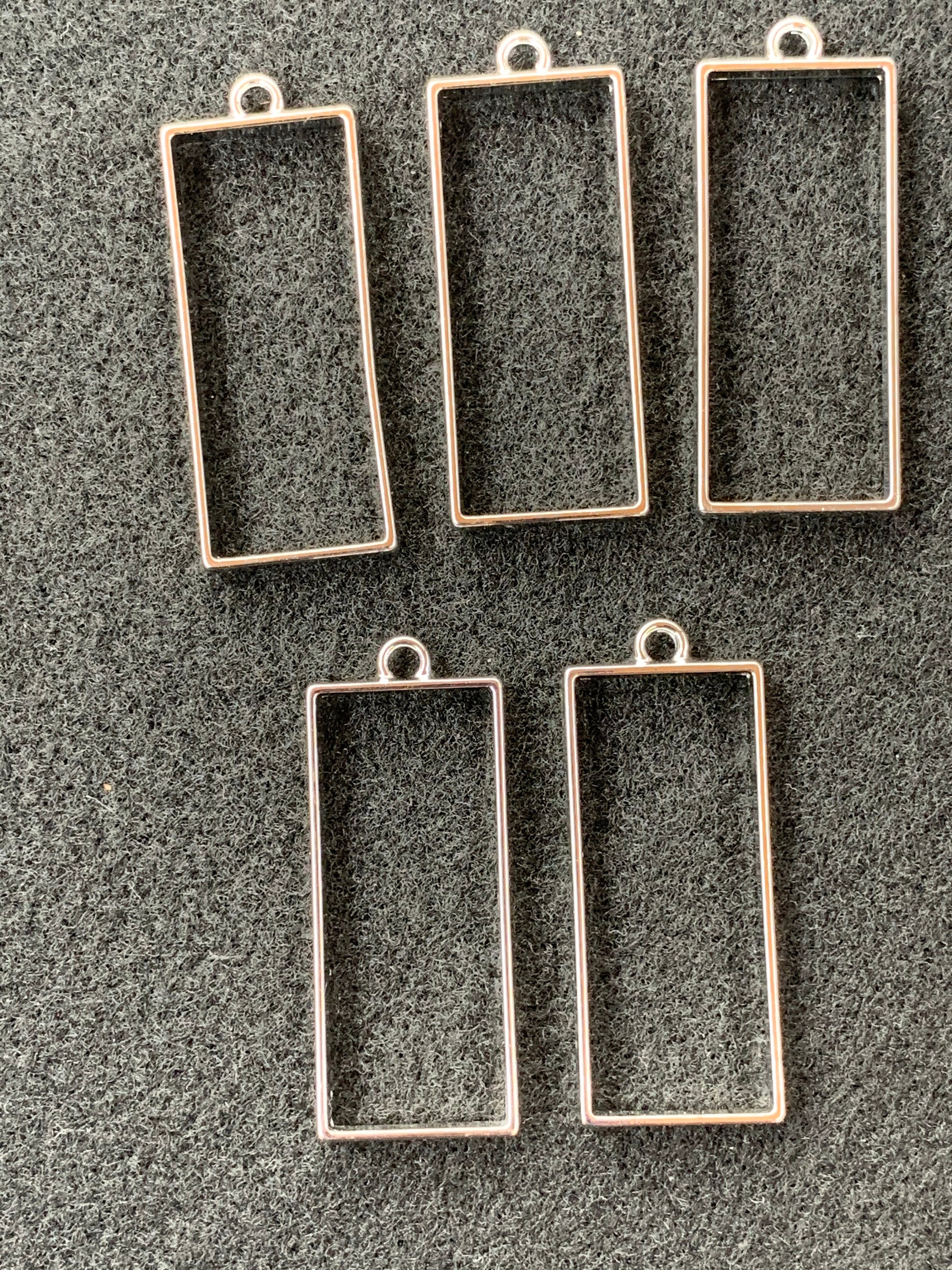 5 Pcs Open Back Bezel Resin Bezel Platinum Gold Bronze - Etsy