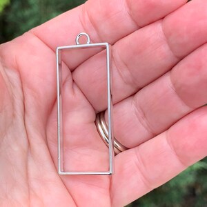 5+ Pcs, Open Back Bezel, Resin Bezel, Platinum, Gold, Bronze, Bezel for Pendants, Pressed Flower ...