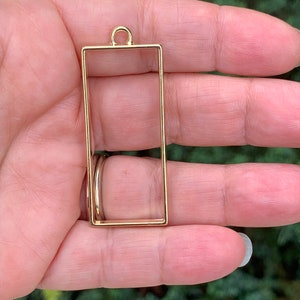 5+ Pcs, Open Back Bezel, Resin Bezel, Platinum, Gold, Bronze, Bezel for ...