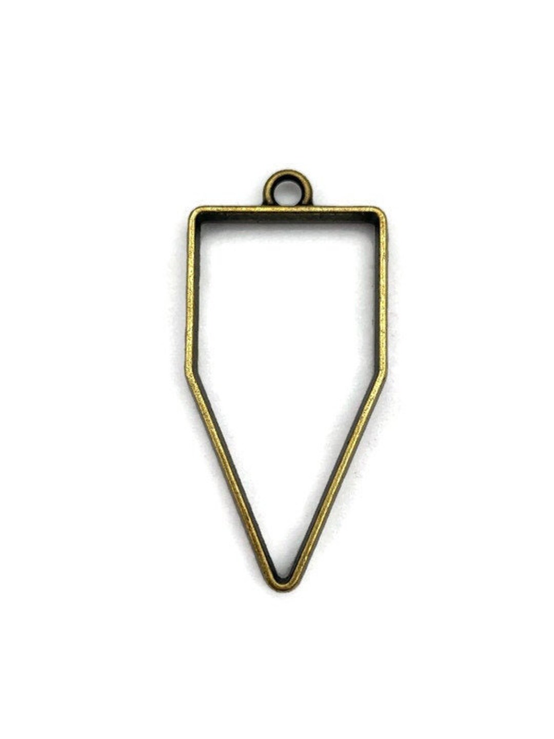 5 + Pc, Open Back Bezel, POLYGON, Resin Bezel, BRONZE, Bezel Settings ...