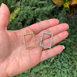 10+, Picture Frame Open Back Bezel, DIY UV Resin Bezel, Resin Charm ...