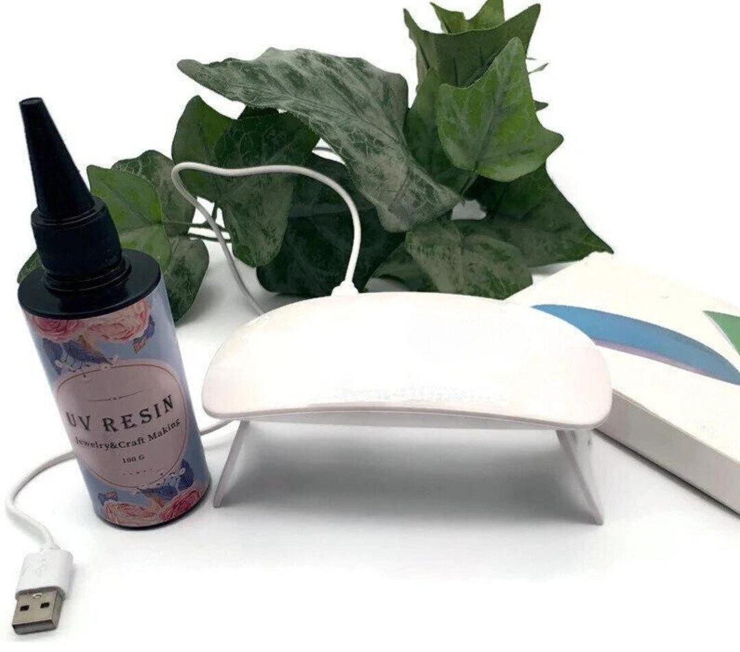 UV Resin Lamp and UV 100g Resin, Beginner Resin Kit, Resin Craft ...