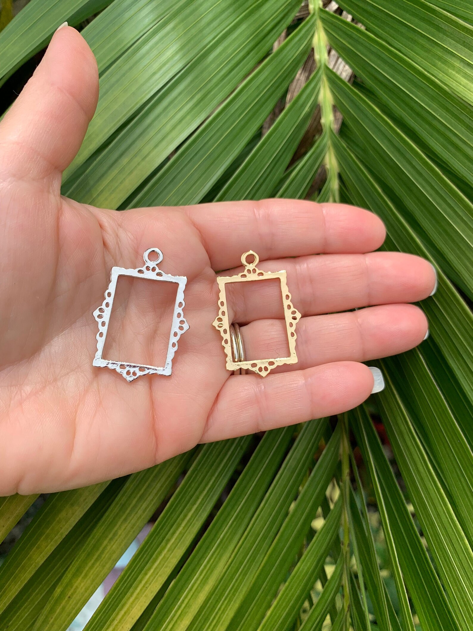 10 Picture Frame Open Back Bezel DIY UV Resin Bezel Resin - Etsy