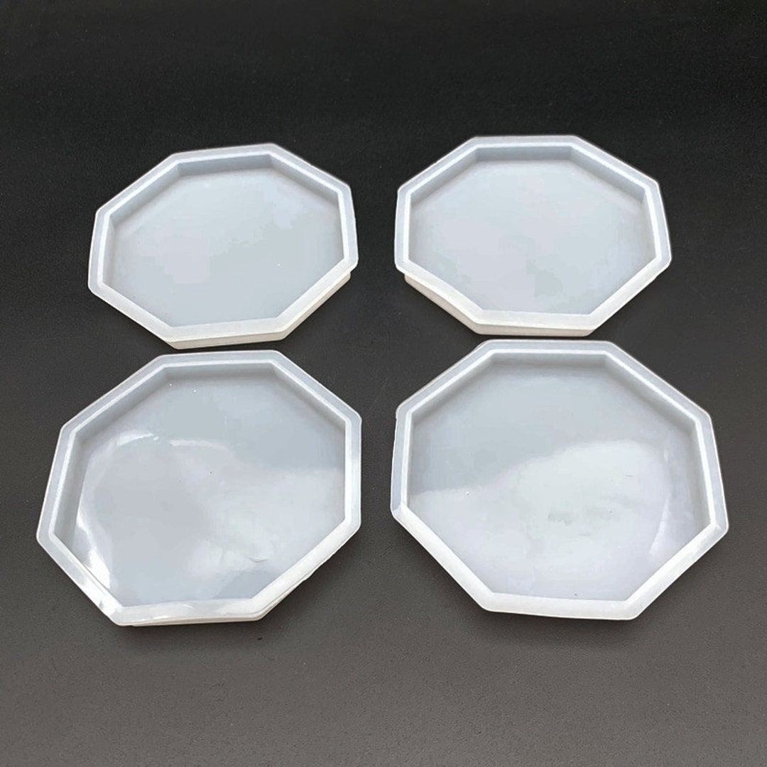 Octagon Coaster Silicone Molds: Resin Epoxy Art, Jewelry Making - Etsy
