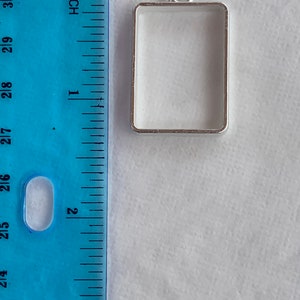 5pcs + MATTE Style, Silver, Open Back Bezel, Bezel for Resin, Trending ...