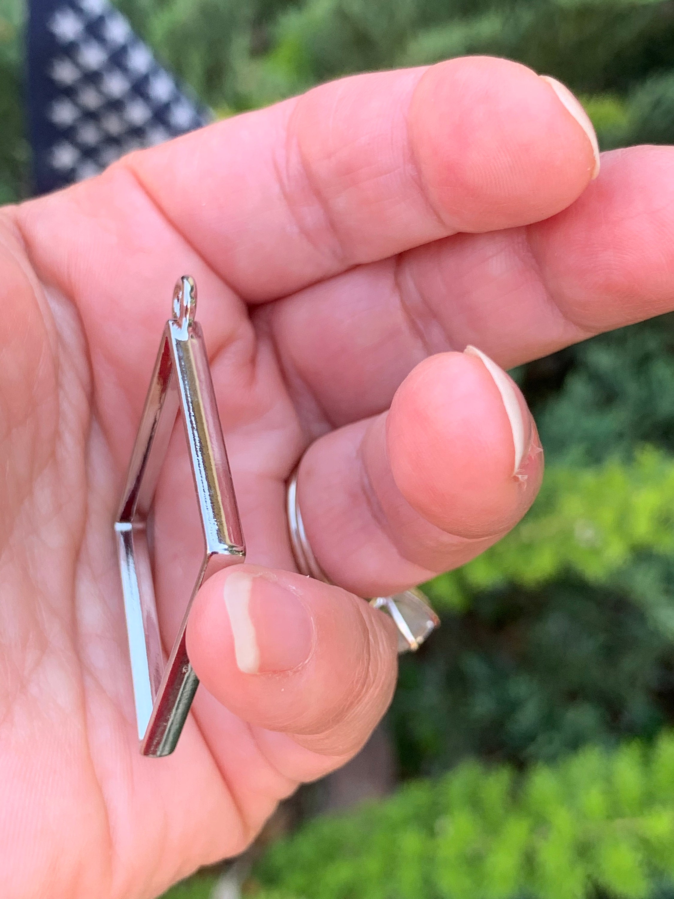 5Pc SQUARE Open Back Bezel Gold Silver & Bronze Bezel for | Etsy