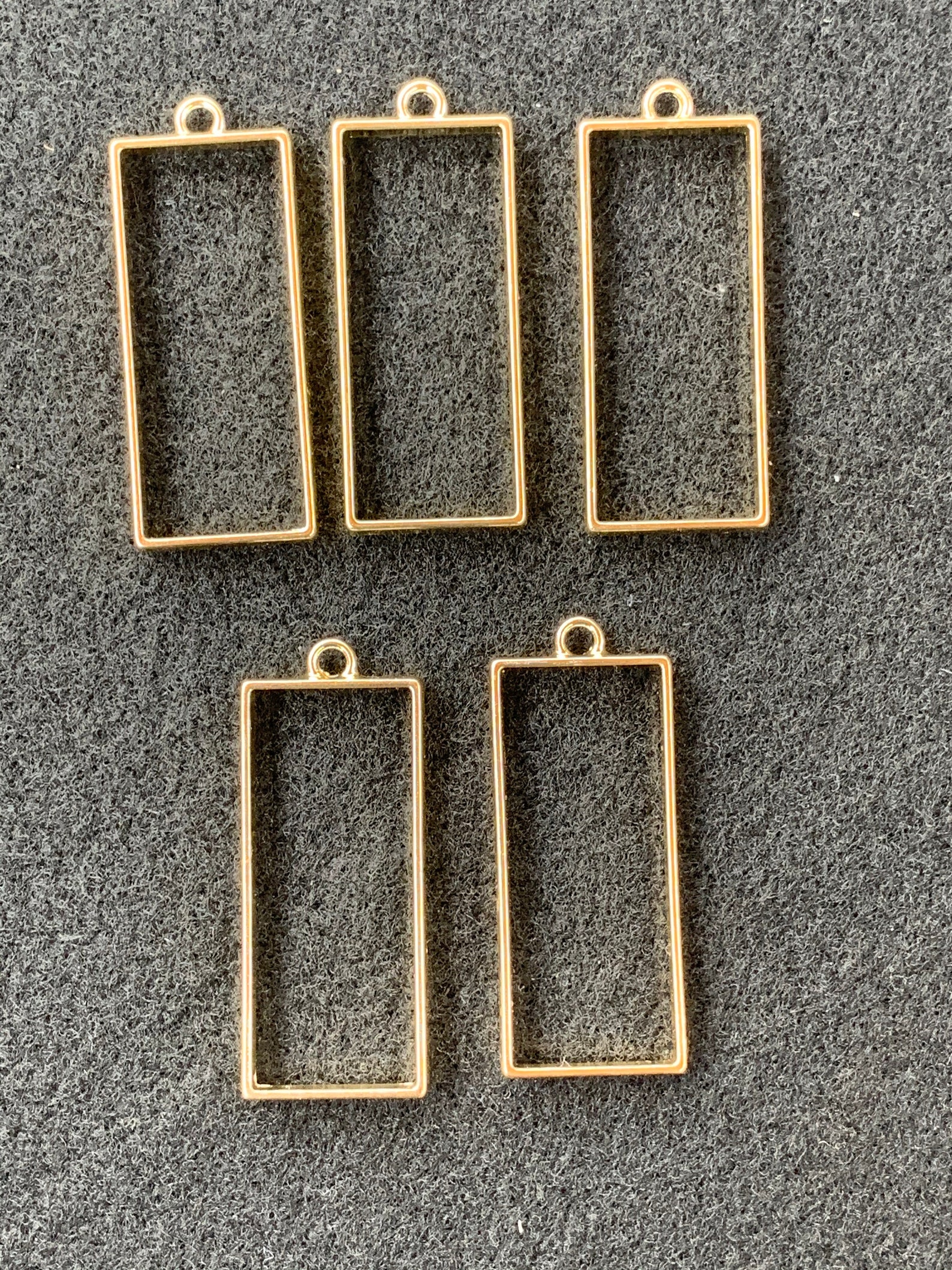 5 Pcs Open Back Bezel Resin Bezel Platinum Gold Bronze - Etsy