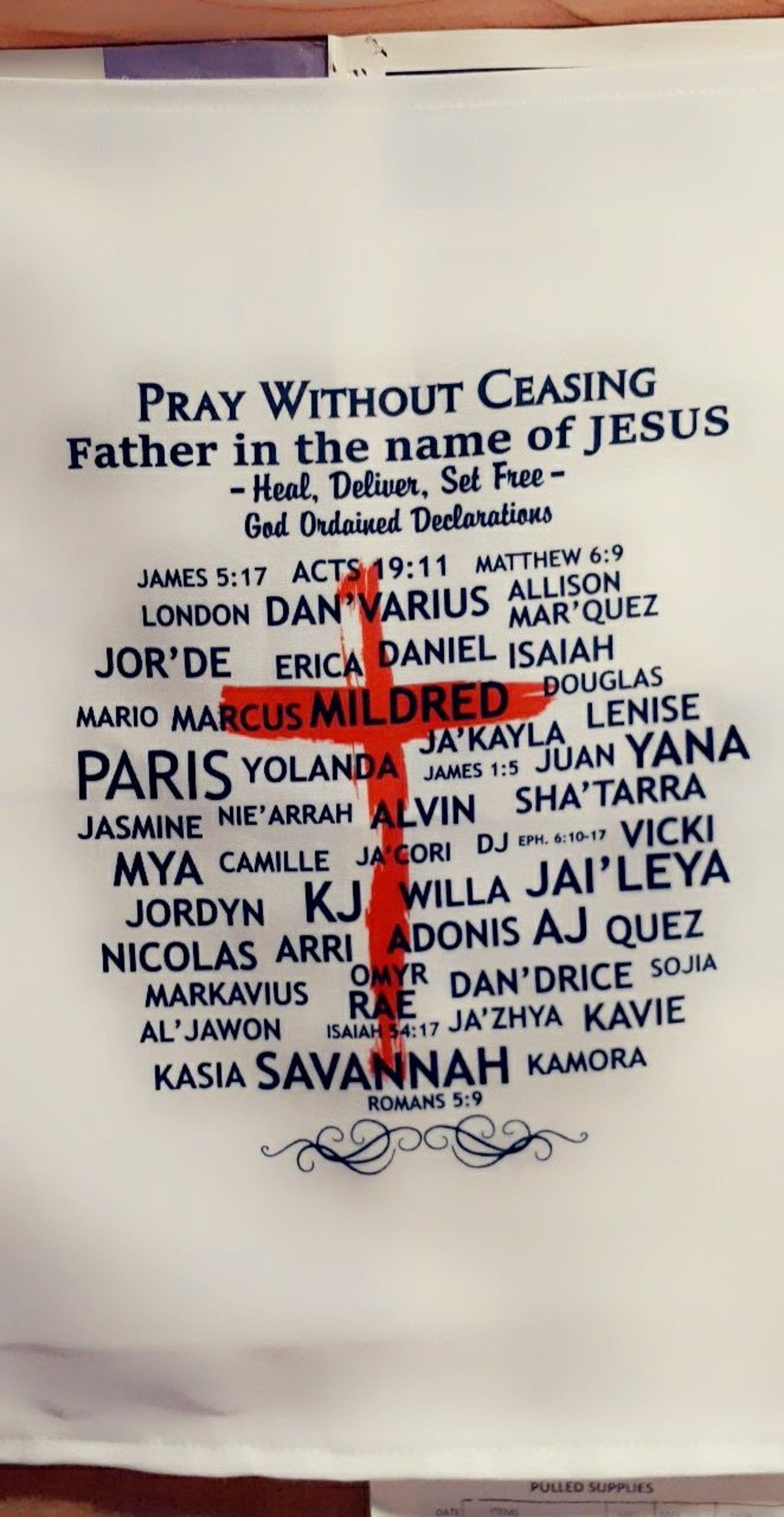 Personalized Prayer Handkerchief - Etsy