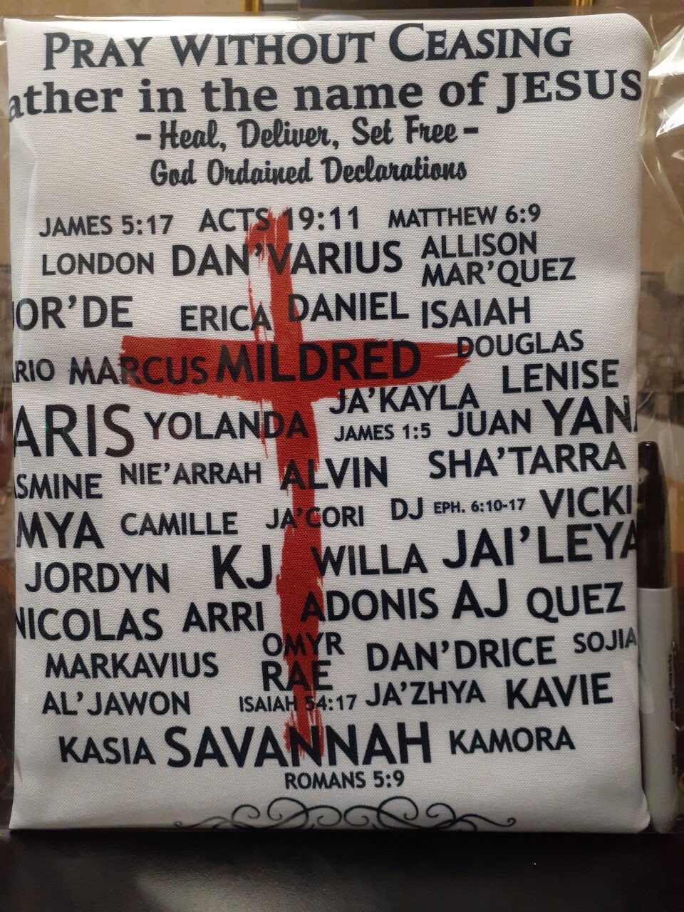 Personalized Prayer Handkerchief - Etsy