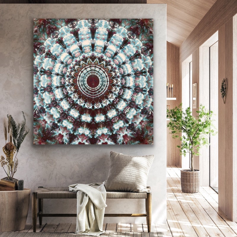 Tie Dye Wall Art Etsy