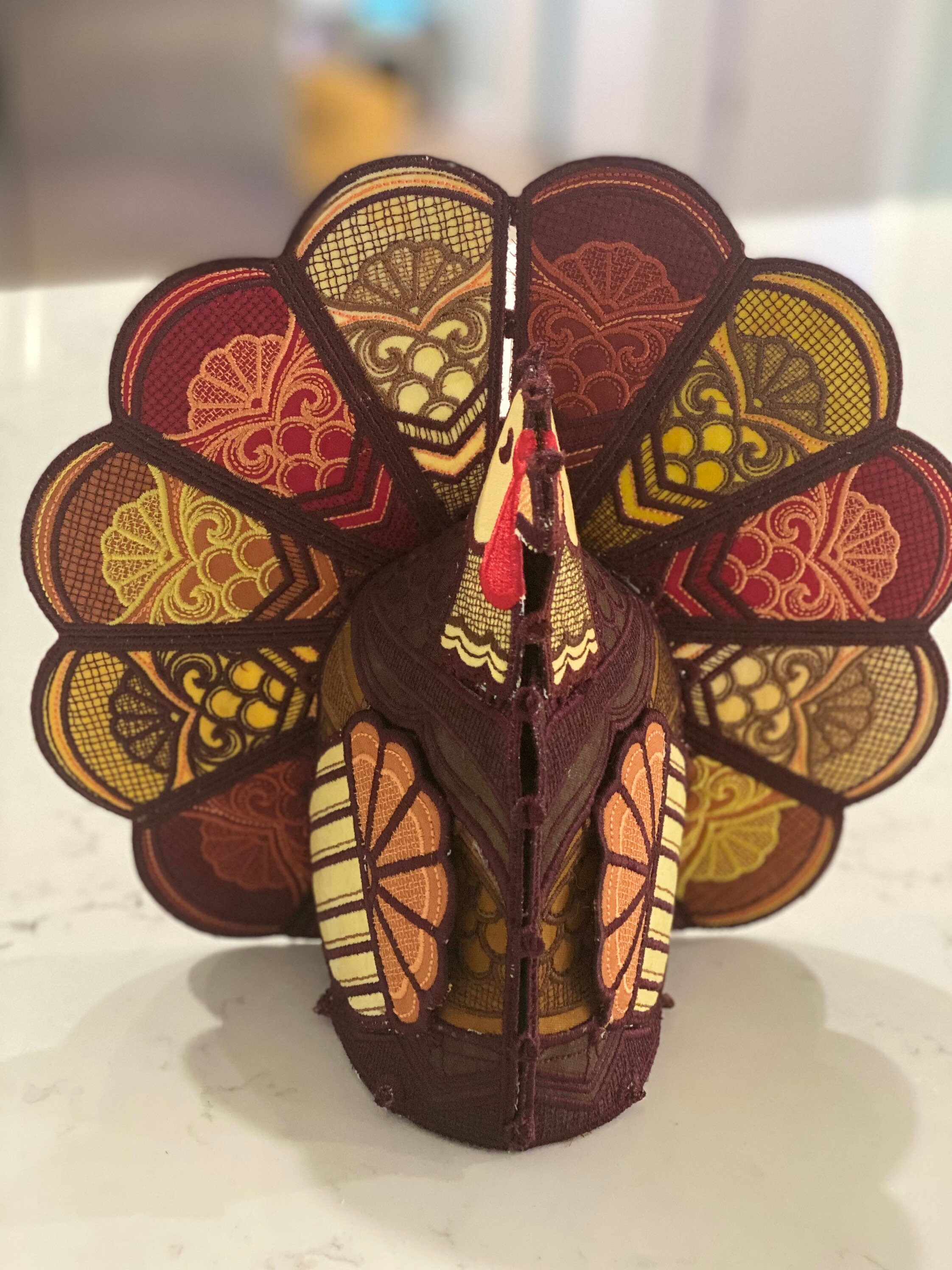 Freestanding Dresden 3D Turkey . - Etsy