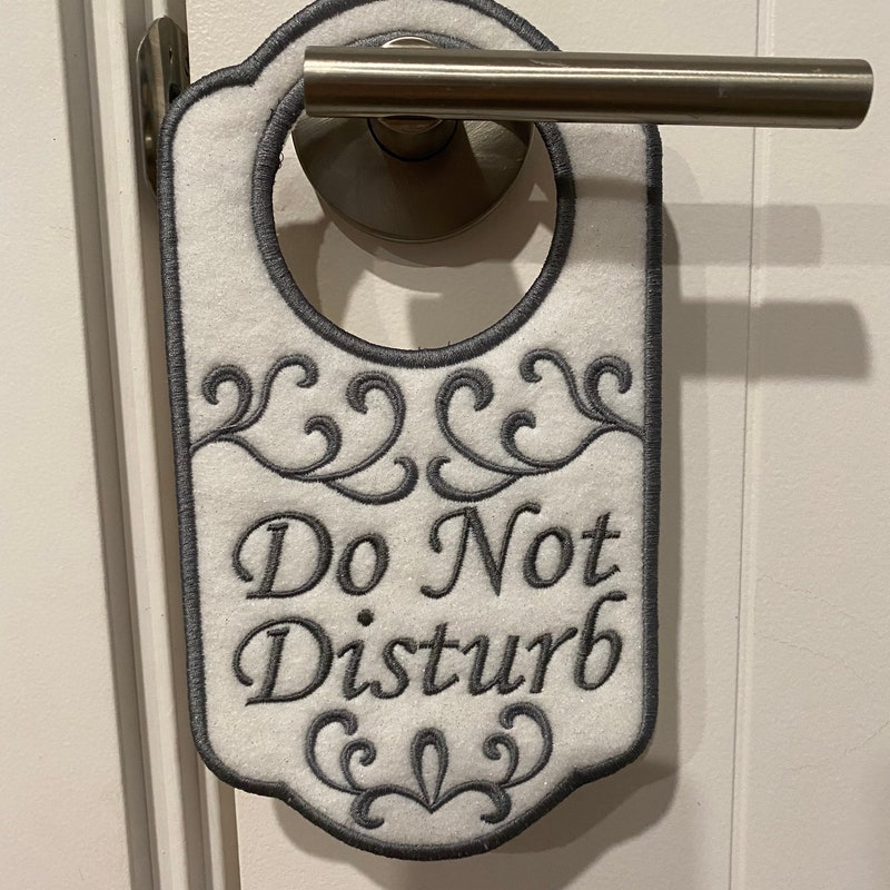 Do Not Disturb Door Hanger - Etsy