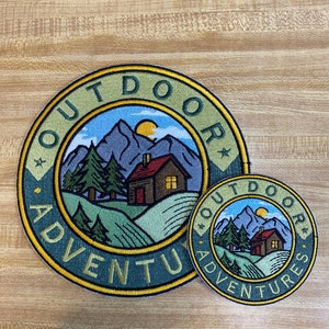 Outdoor Adventure Embroidered Patch - Etsy