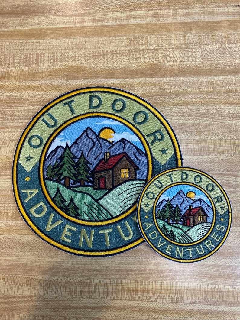 Outdoor Adventure Embroidered Patch - Etsy