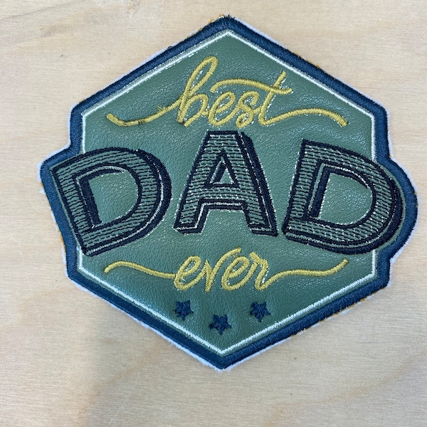 Embroidered Dad Patch - Etsy