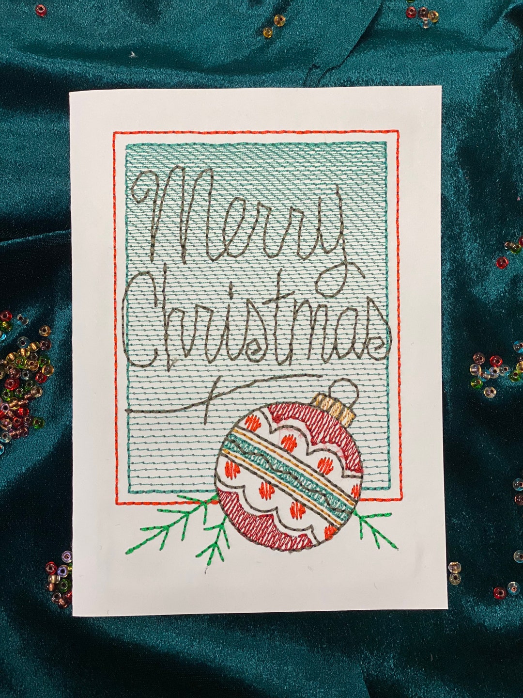 Merry Christmas Card - Etsy
