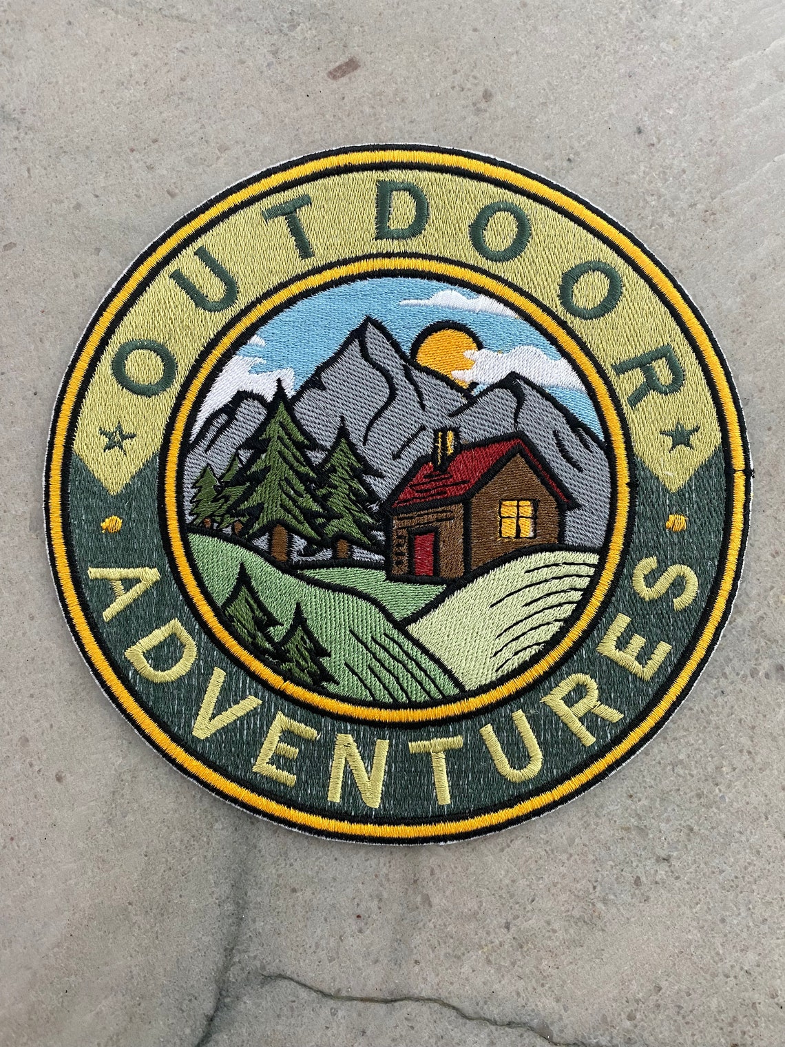 Outdoor Adventure Embroidered Patch - Etsy