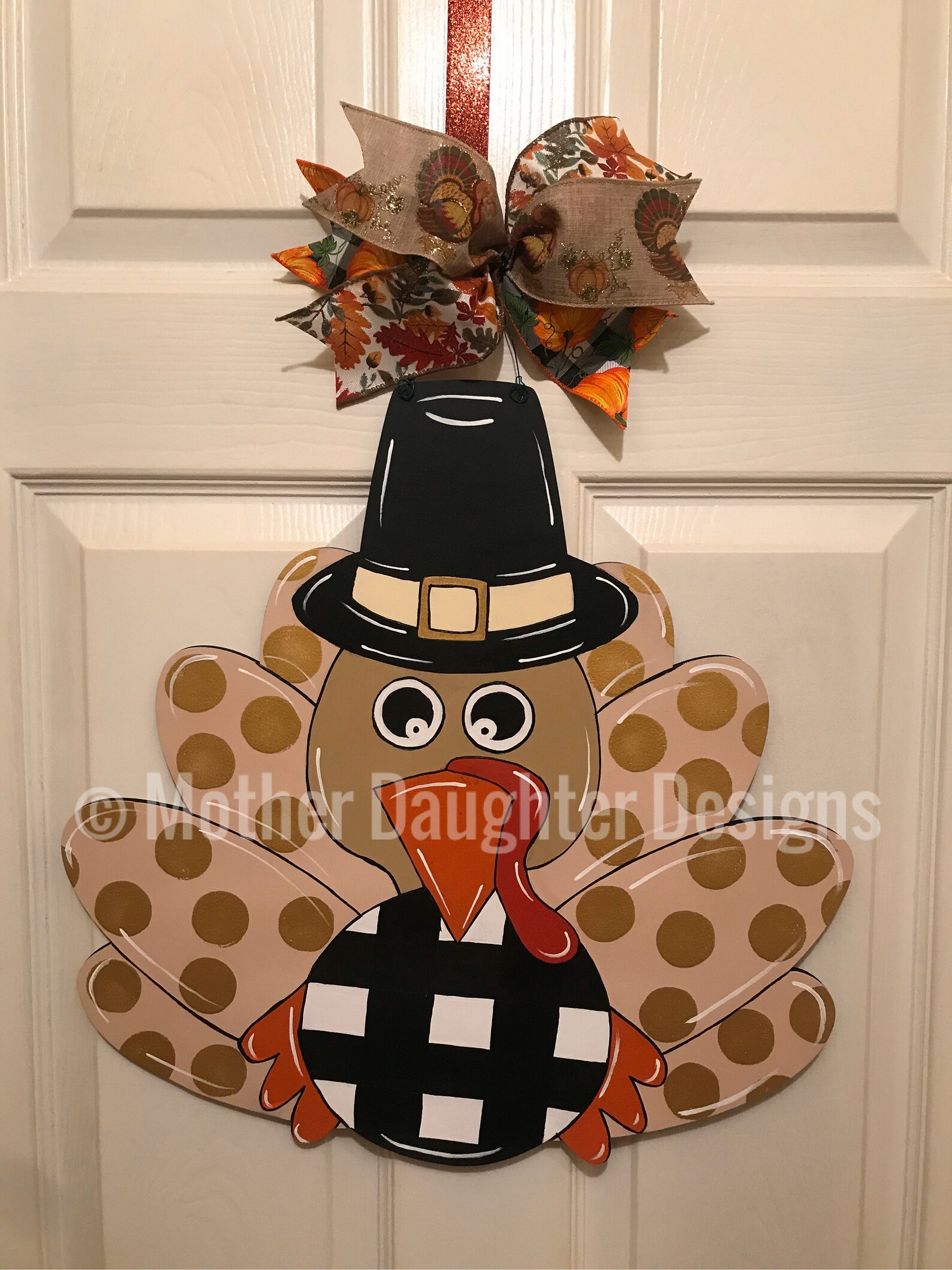 Turkey Wooden Door Hanger - Etsy