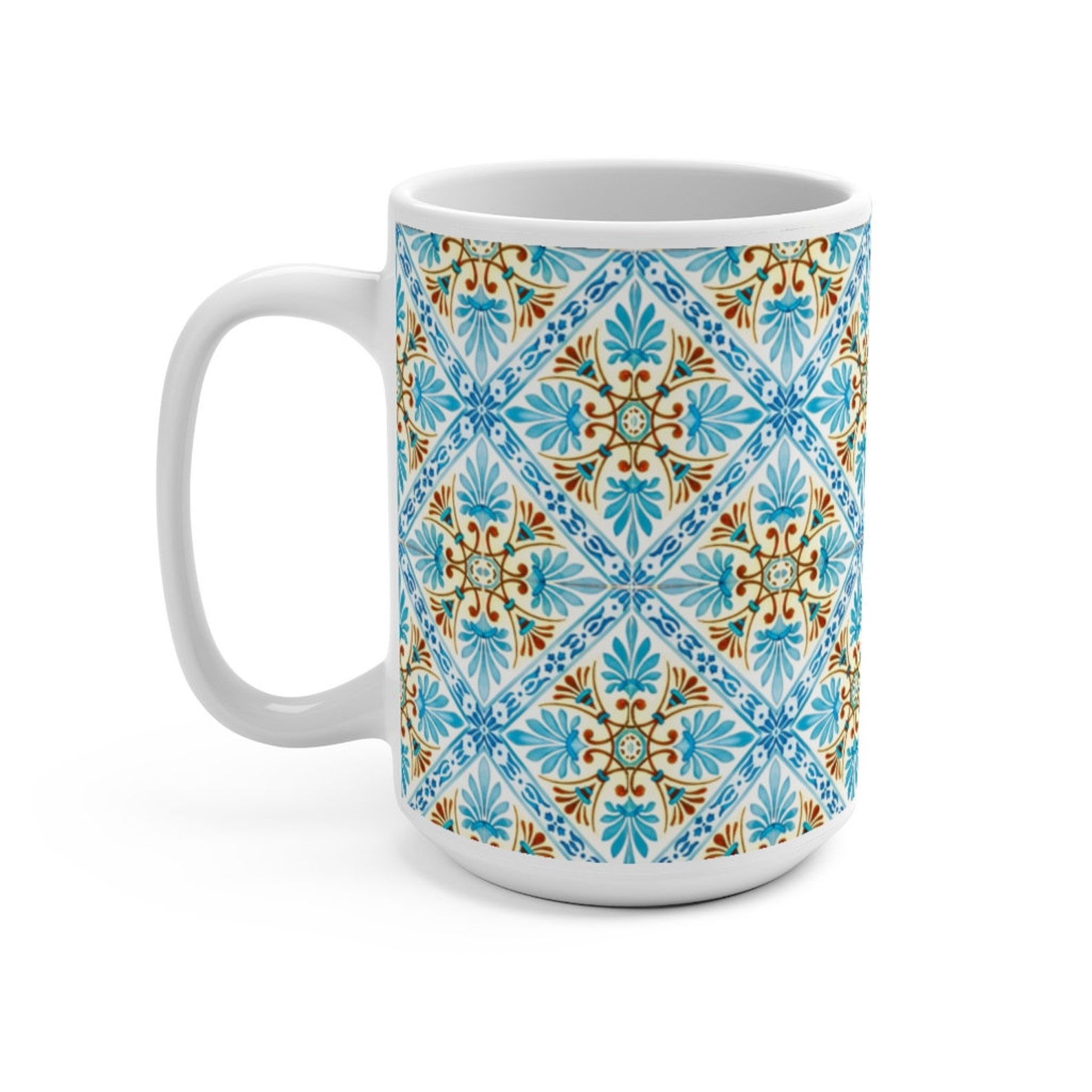 Personalized Portuguese Azulejo Mug Portugal Gifts | Etsy