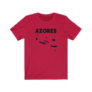 Portuguese Azores Island Tshirt, Portugal Map Tshirt, Acorean Tshirt ...