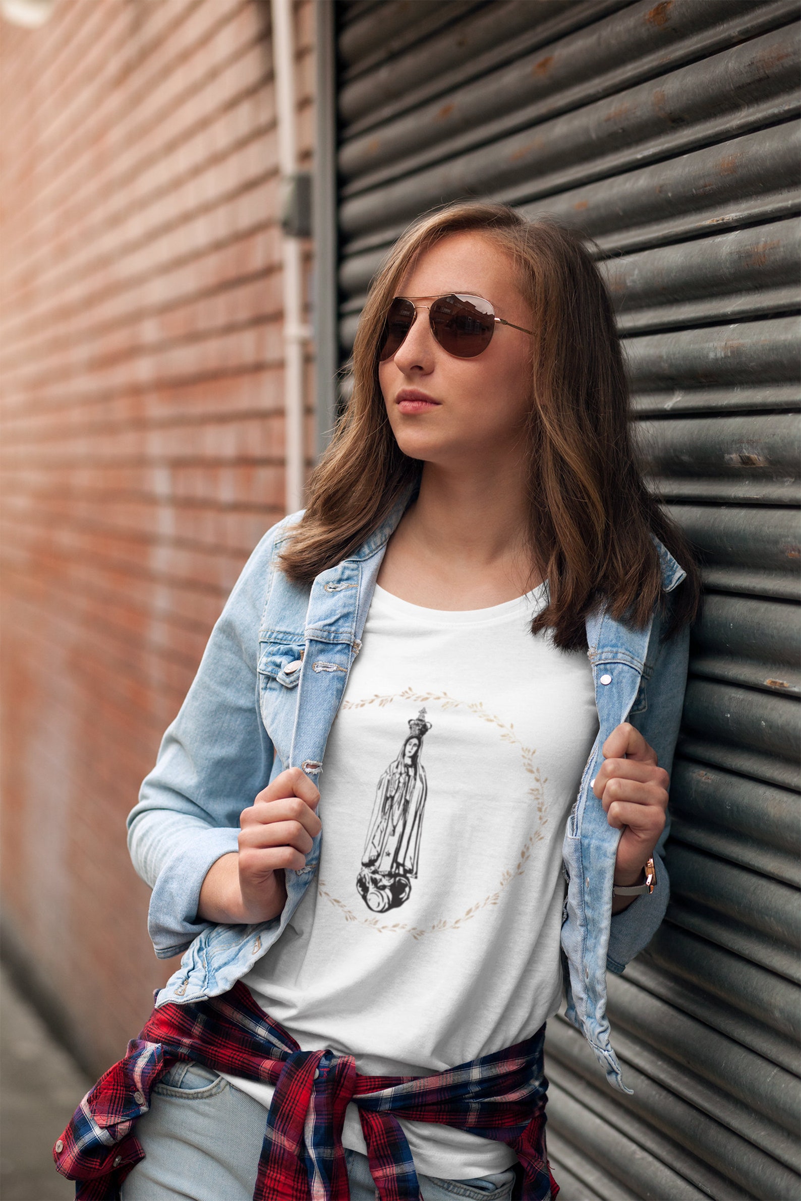 Our Lady Fatima Tshirt, Virgin Mary Shirt, Religious Tshirt, Christian ...