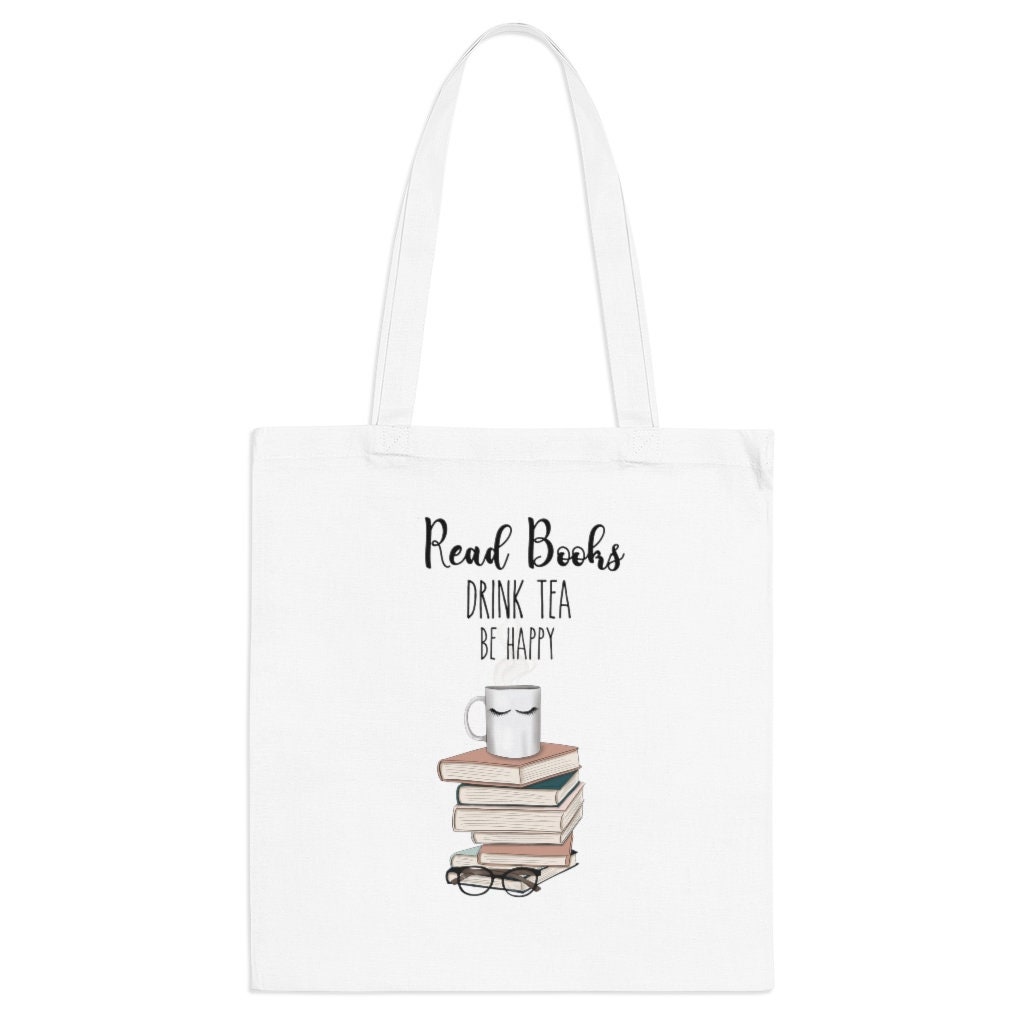 Custom Book Lover Tote, Bookworm Reusable Bag, Gifts for the Reader ...