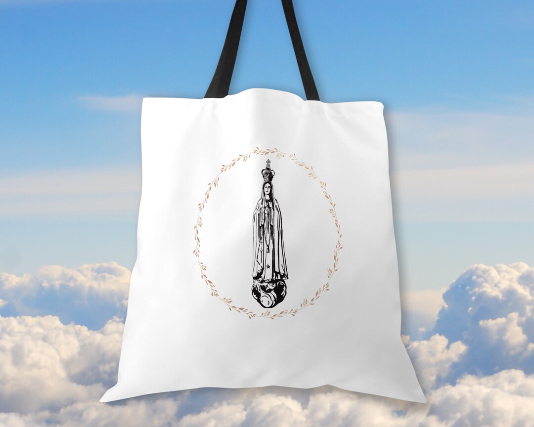 Religious Tote Bag, Our Lady of Fatima Tote, Portuguese Gifts ...