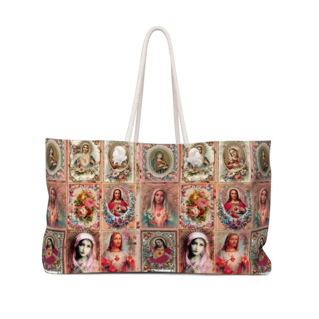 Religious Tote,jesus Christ Bag,christian Gifts,virgin Mary Bag ...