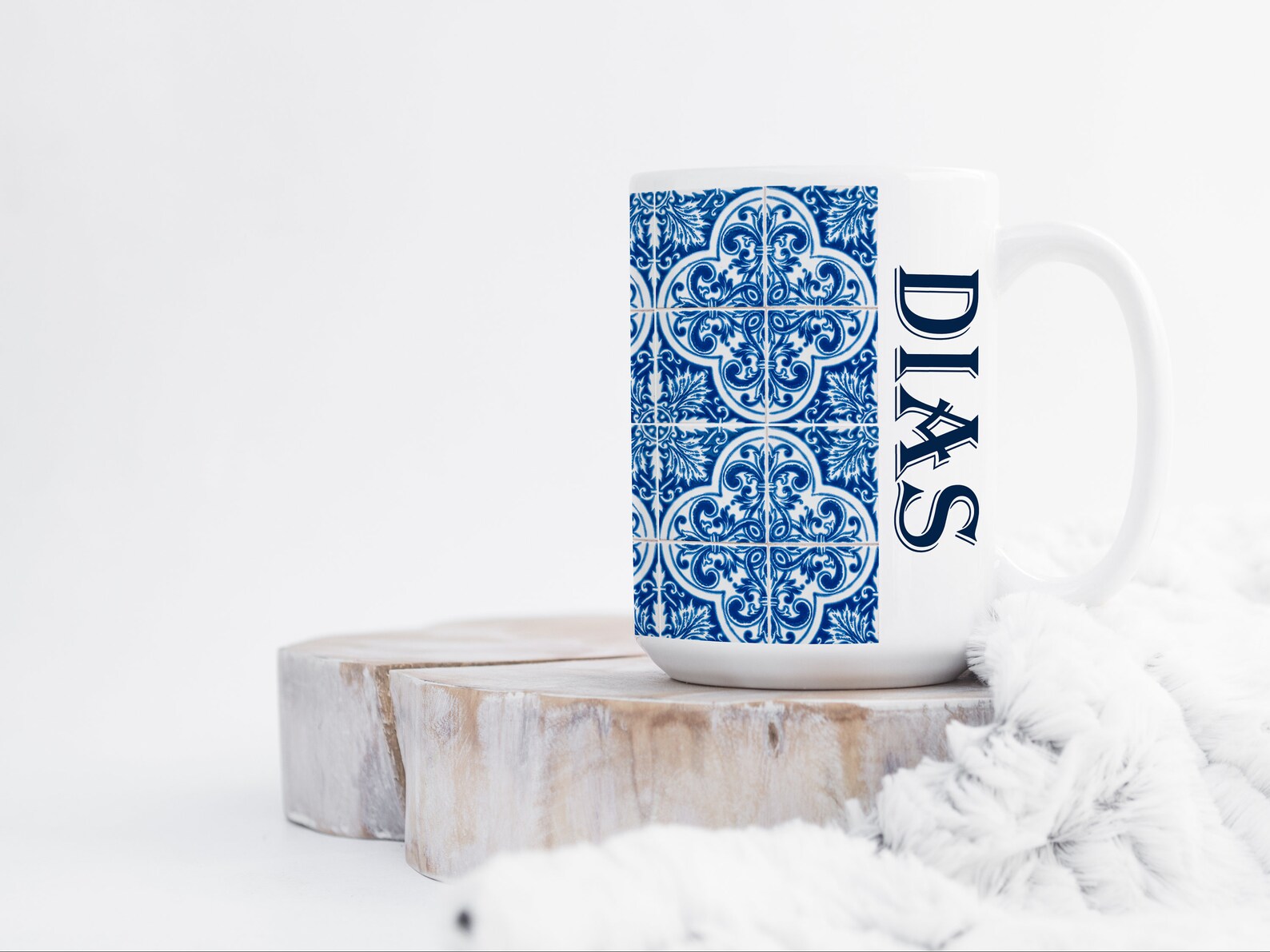 Custom Portuguese Azulejo Mug Portugal Gifts Mediterranean - Etsy