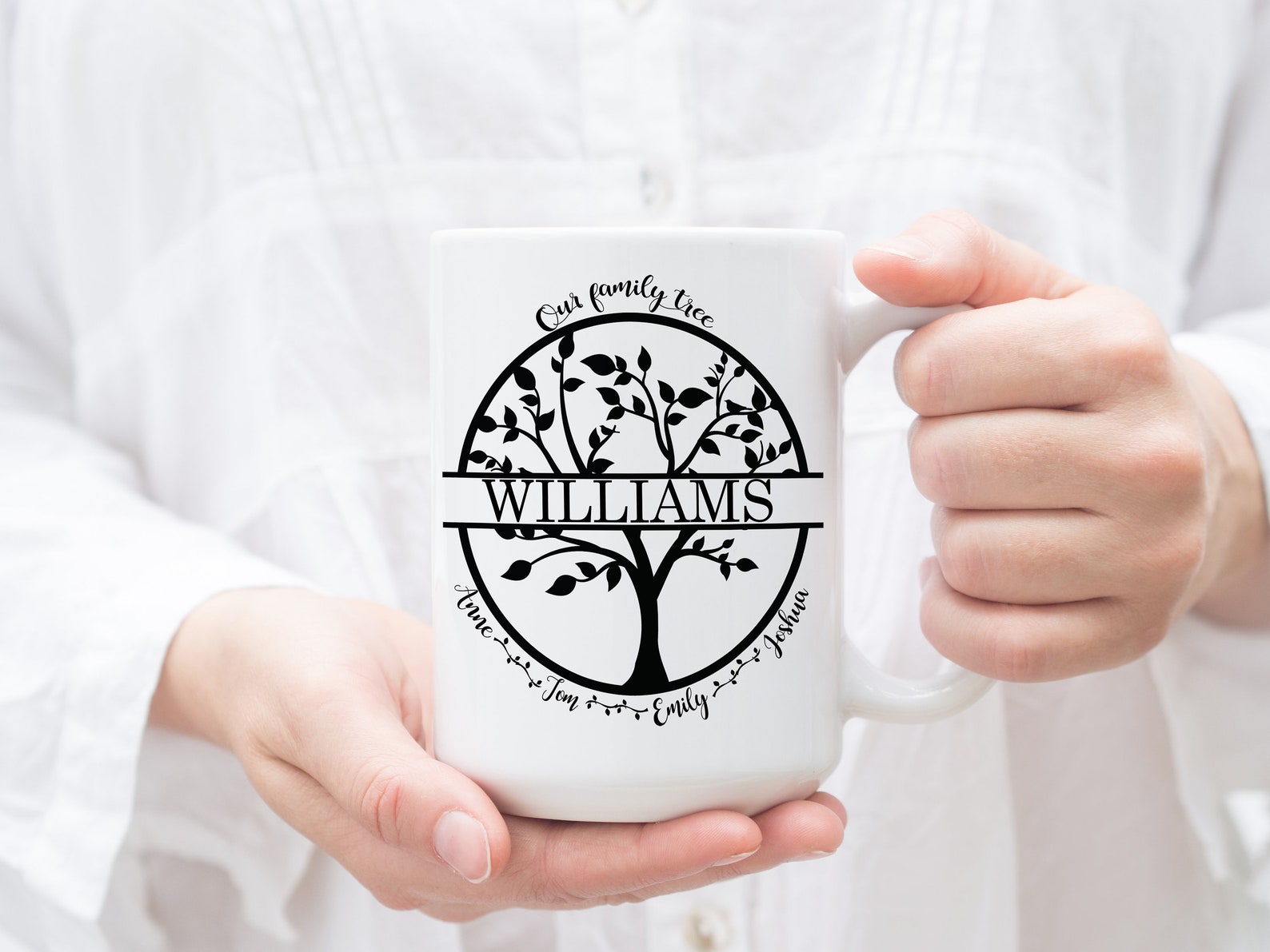 Tree of Life Mug, Family Tree Coffee Cup, Personalized Family Mug, Mug ...