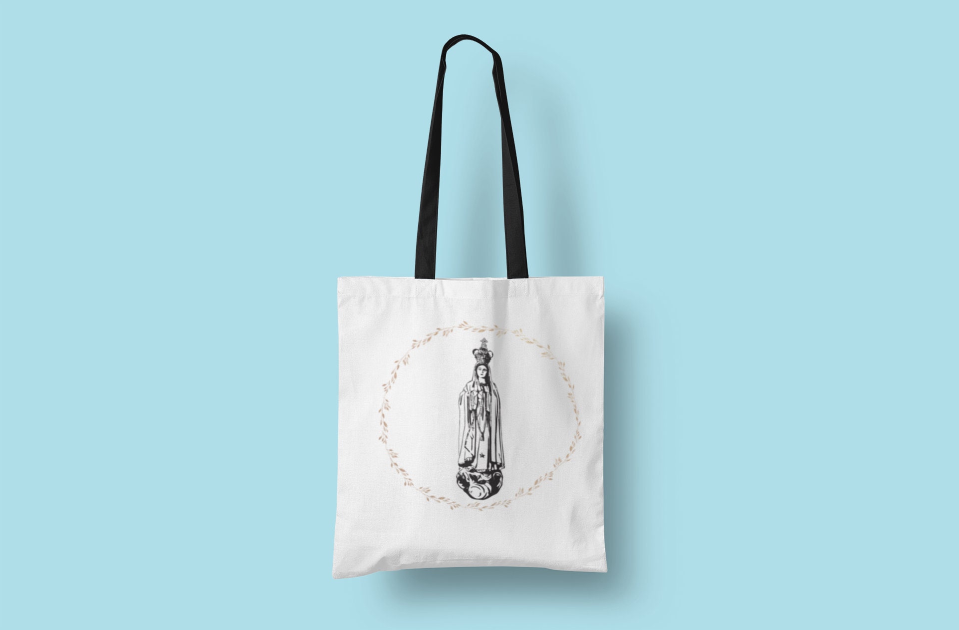 Religious Tote Bag Our Lady of Fatima Tote Portuguese Gifts - Etsy