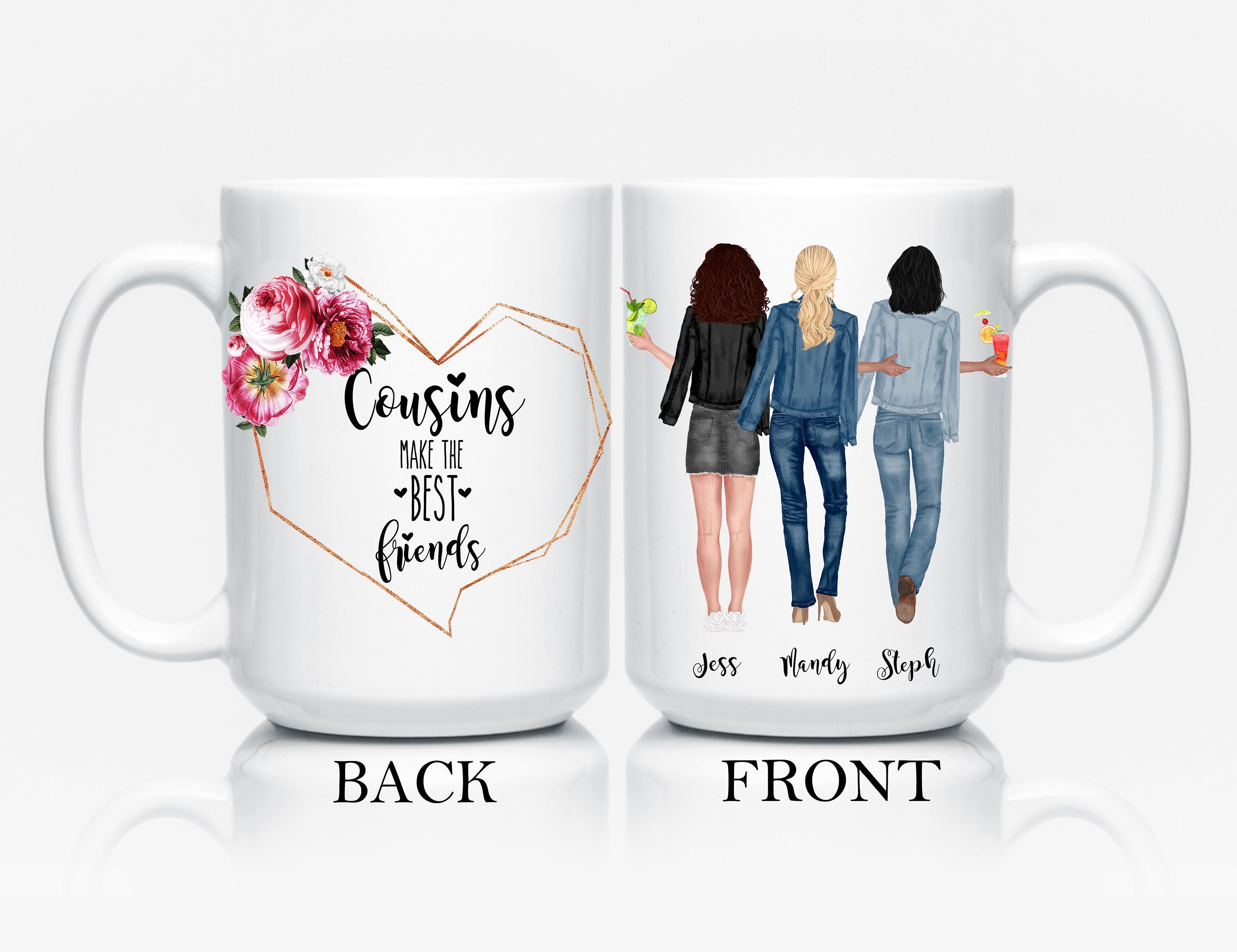 Best Cousin Mug Gift for Cousins Best Friend Mug | Etsy