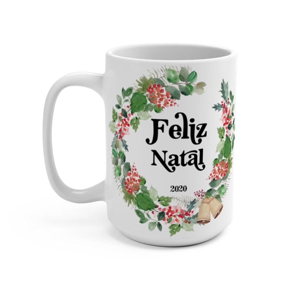 Feliz Natal Mug Portuguese Christmas Mug Spanish Mug - Etsy