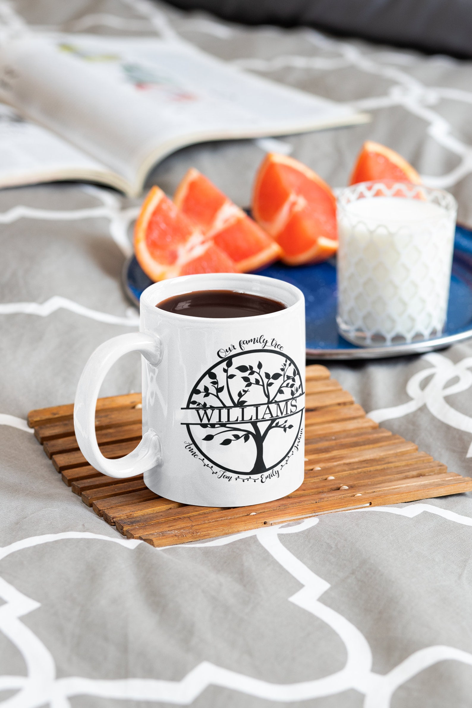 Tree of Life Mug, Family Tree Coffee Cup, Personalized Family Mug, Mug ...