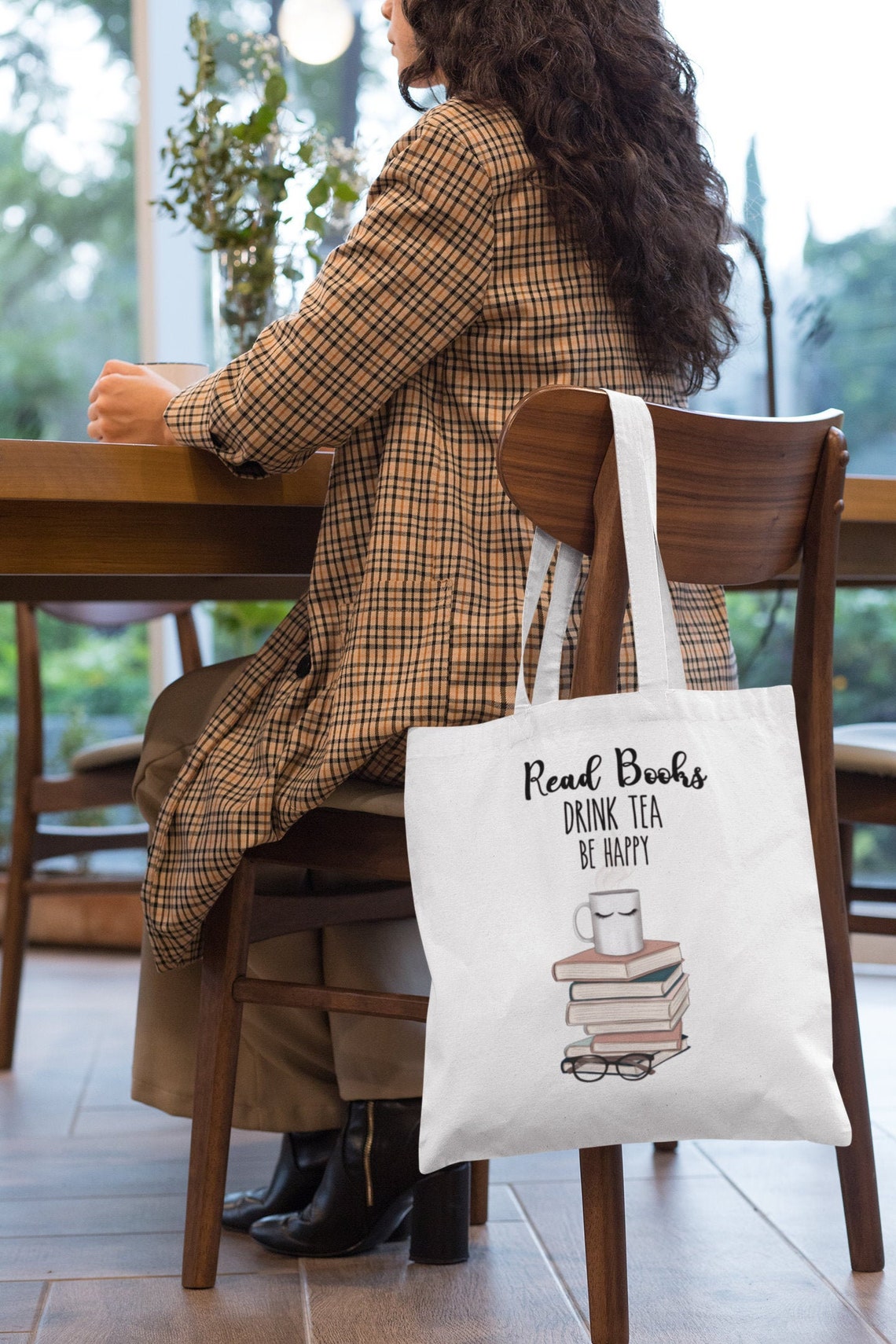 Custom Book Lover Tote, Bookworm Reusable Bag, Gifts for the Reader ...