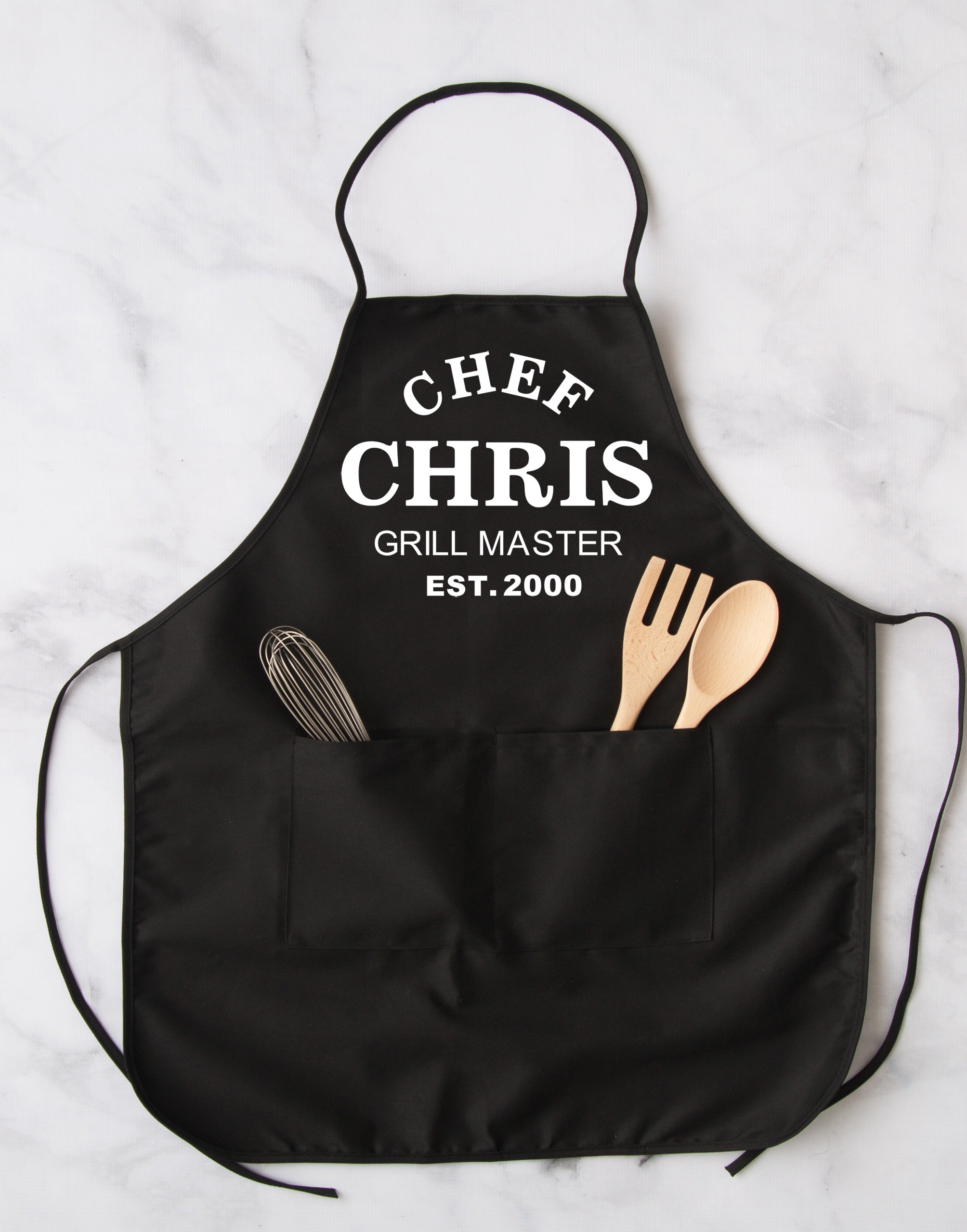 Grill Master Chef Apron Dad Apron Father's Day Gift Dad - Etsy