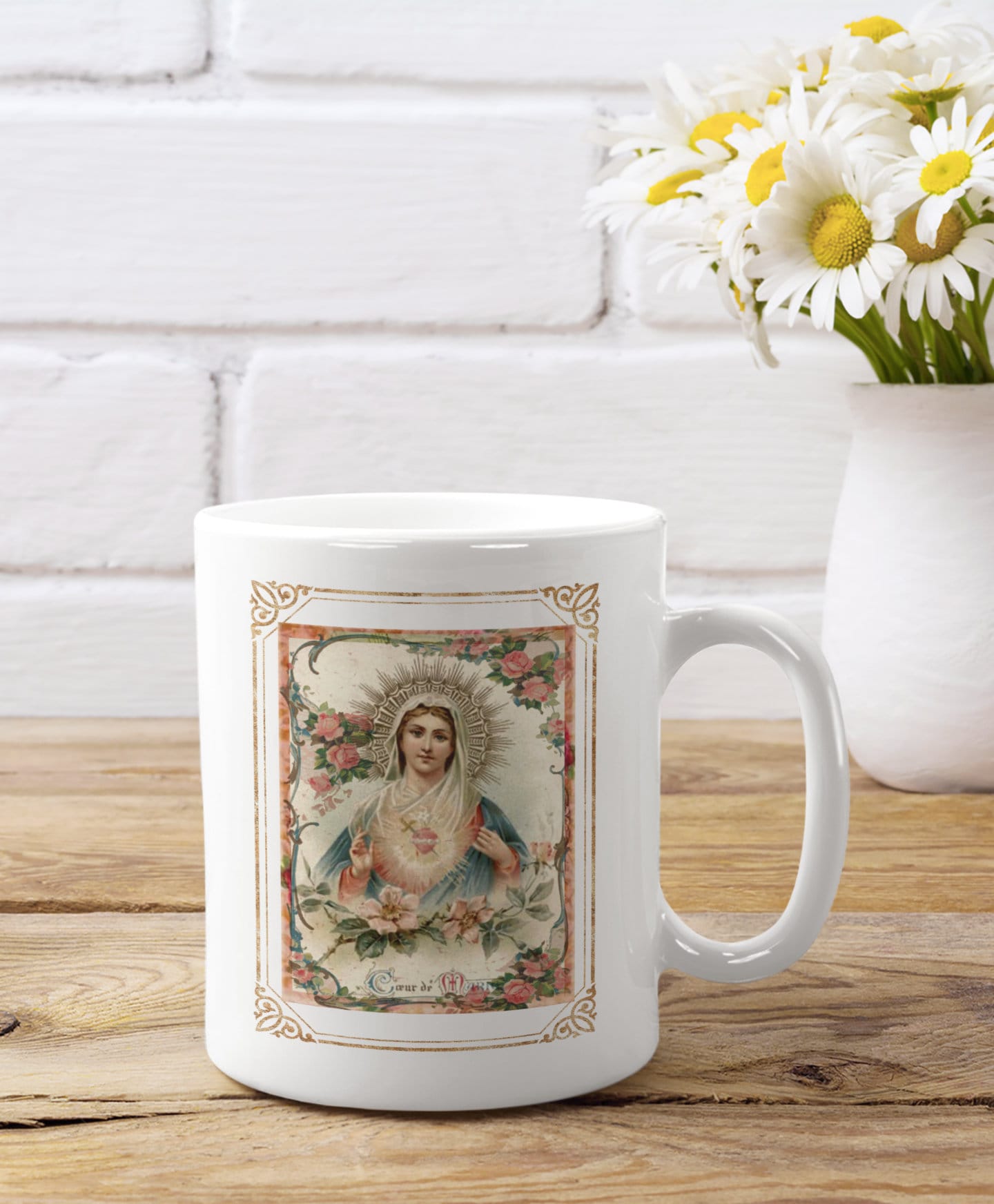 Virgin Mary Prayer Mug Catholic Gifts Christian Mugs Gift | Etsy