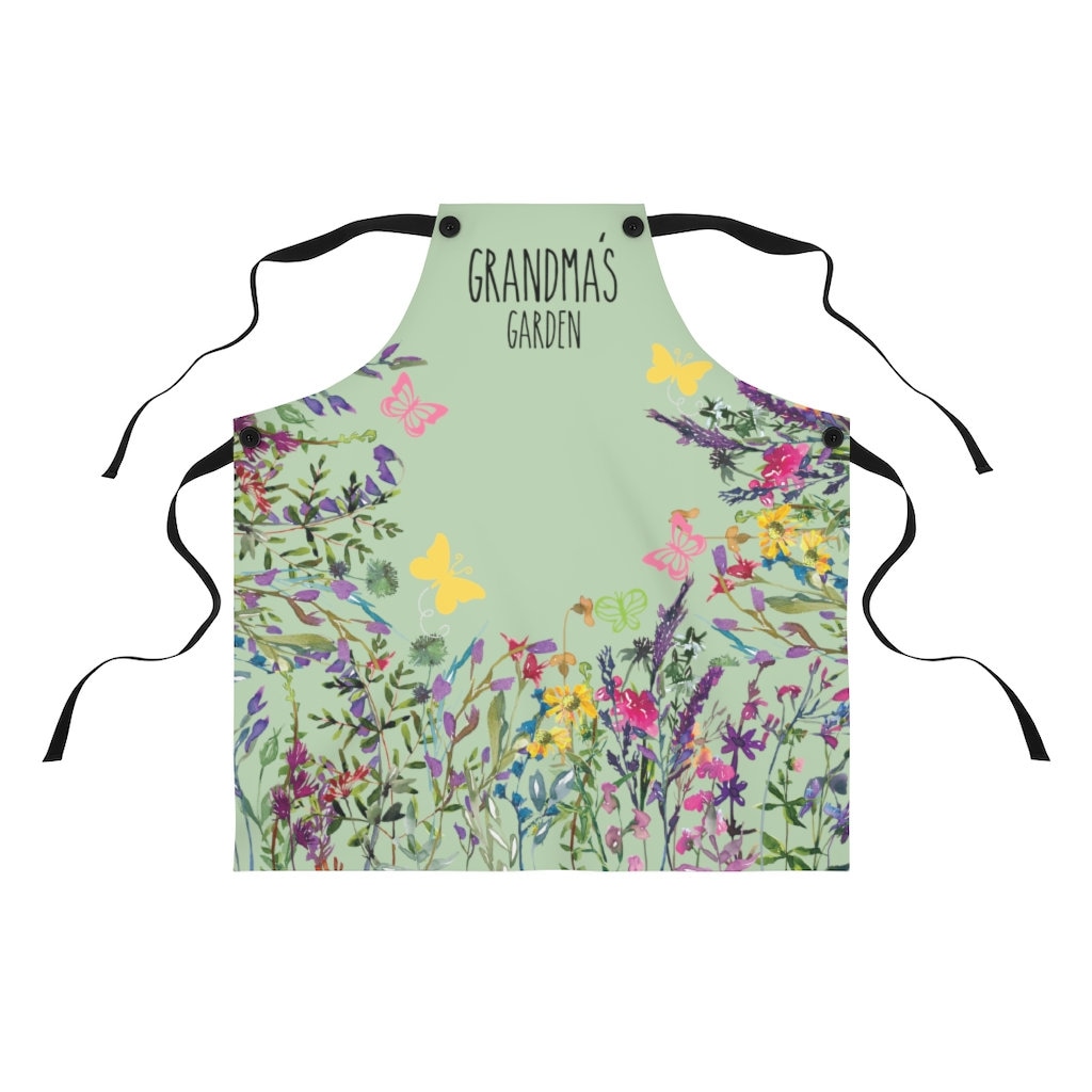 Personalized Abuela apron Spanish Grandma apron Floral | Etsy