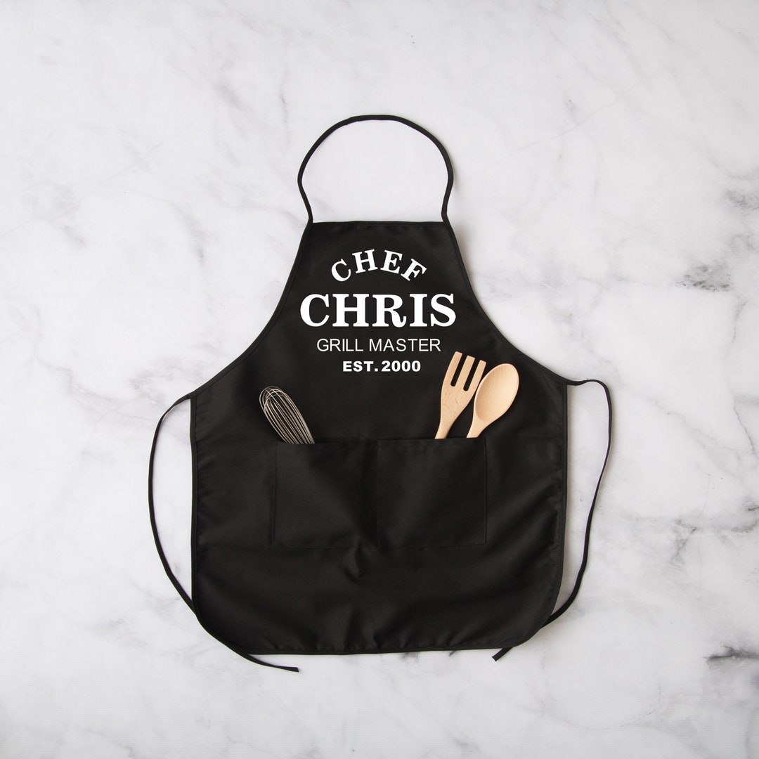 Grill Master Chef Apron, Dad Apron, Father's Day Gift, Dad Gifts ...