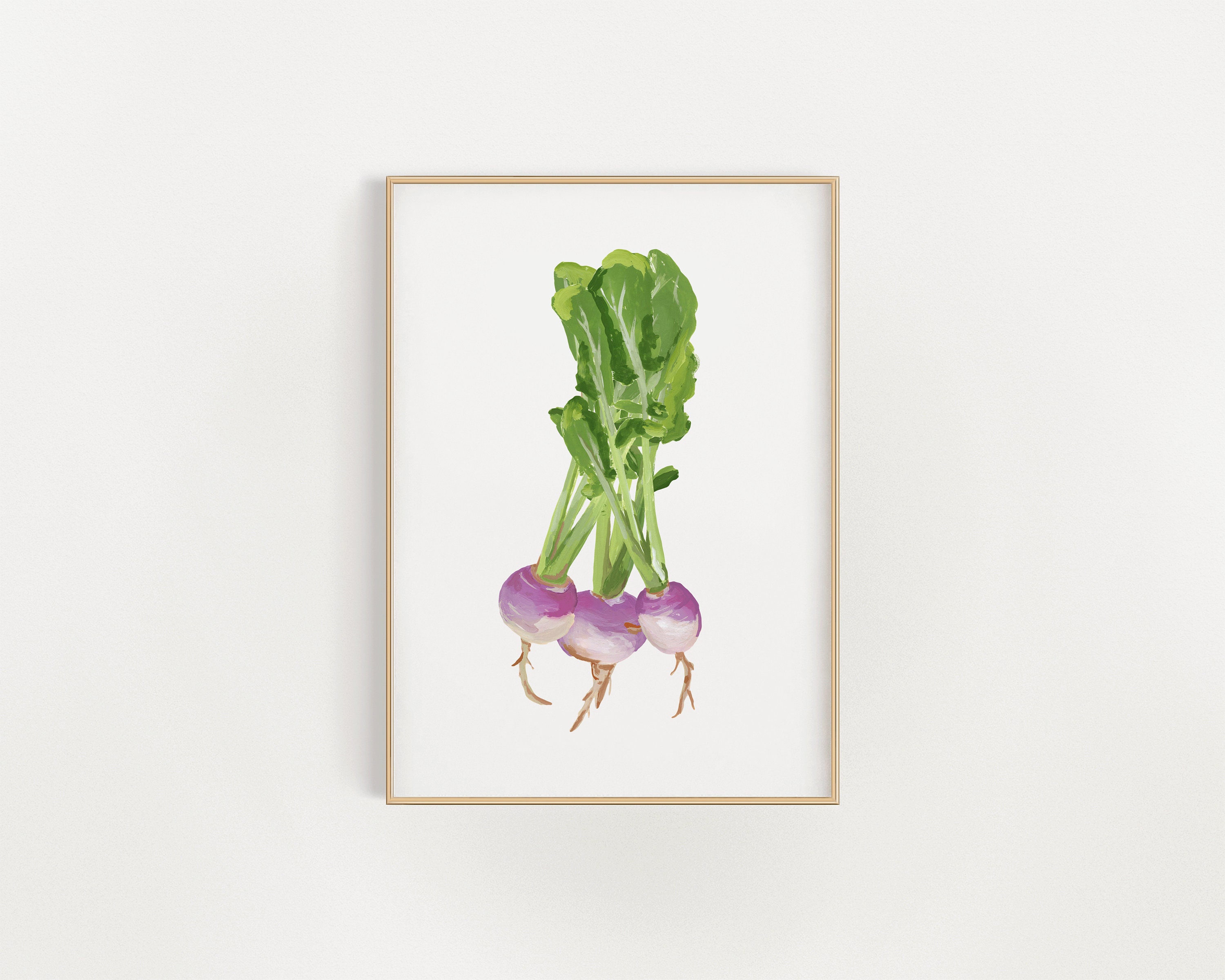 Hand Painted Turnip Clip Art Illustration - Digital Download PNG ...