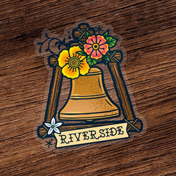 Riverside Raincross Floral Sticker Raincross Decal - Etsy