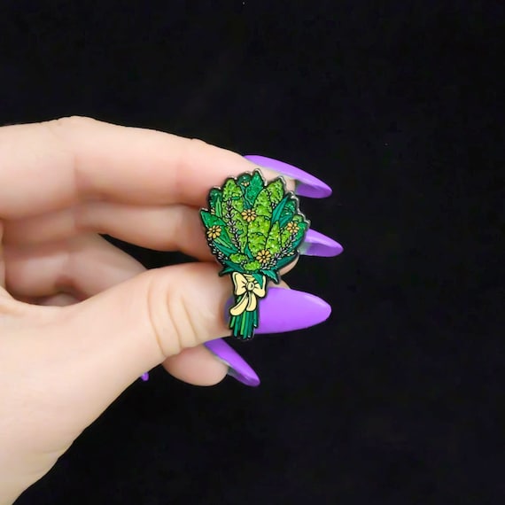 WEED BOUQUET PIN Cannabis Bouquet Weed Flowers Gifts for - Etsy