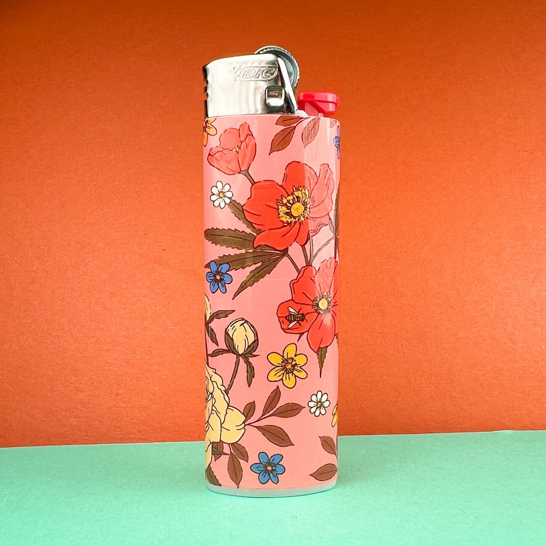 420 Floral Classic Bic Lighter - [ Limited Edition Higher Blend Lighter ...