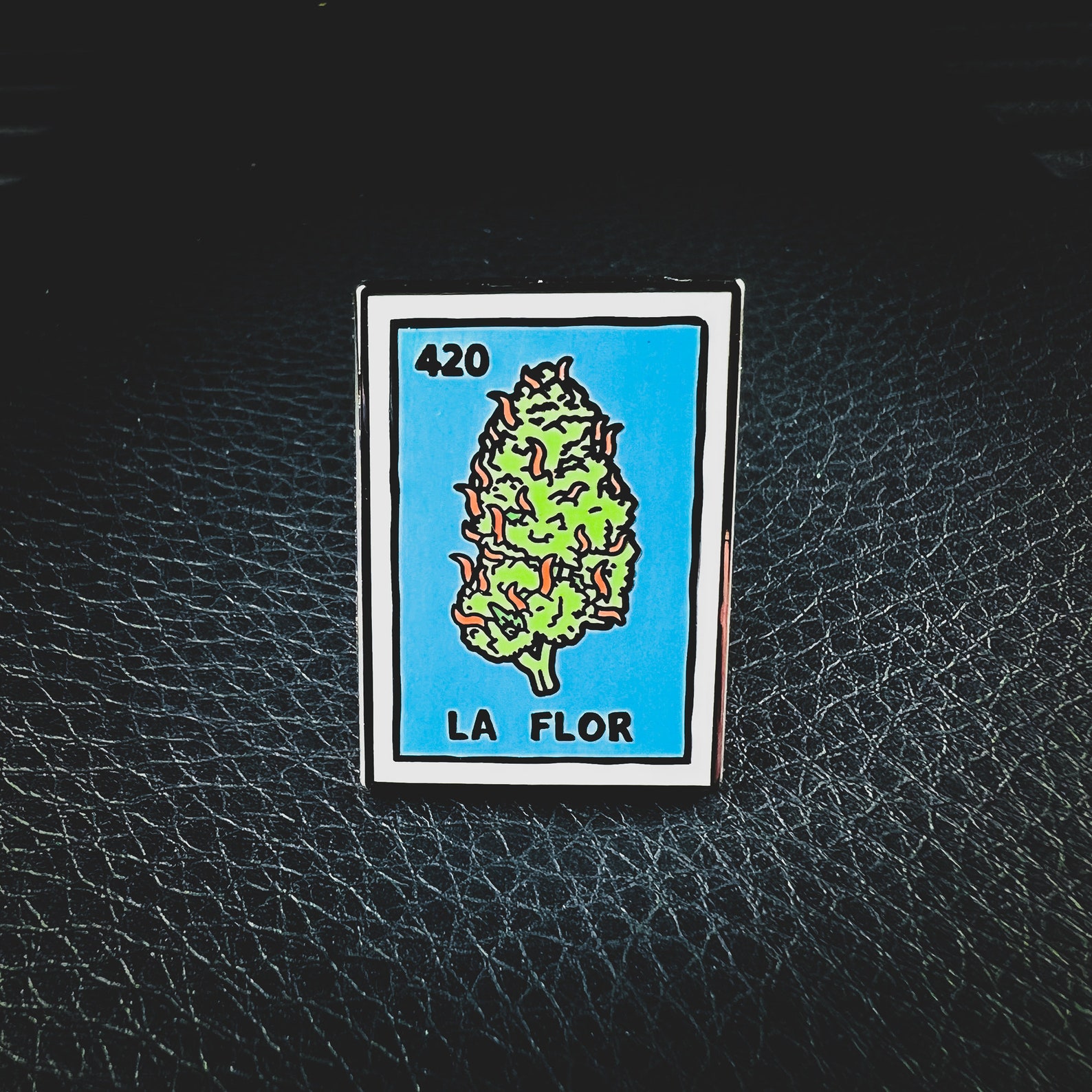 LA FLOR PIN Weed Nug Loteria Card Cannabis Marijuana - Etsy